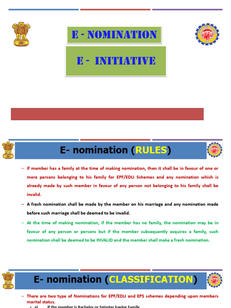 E_Nomination_PPT (1) | PDF | Computing