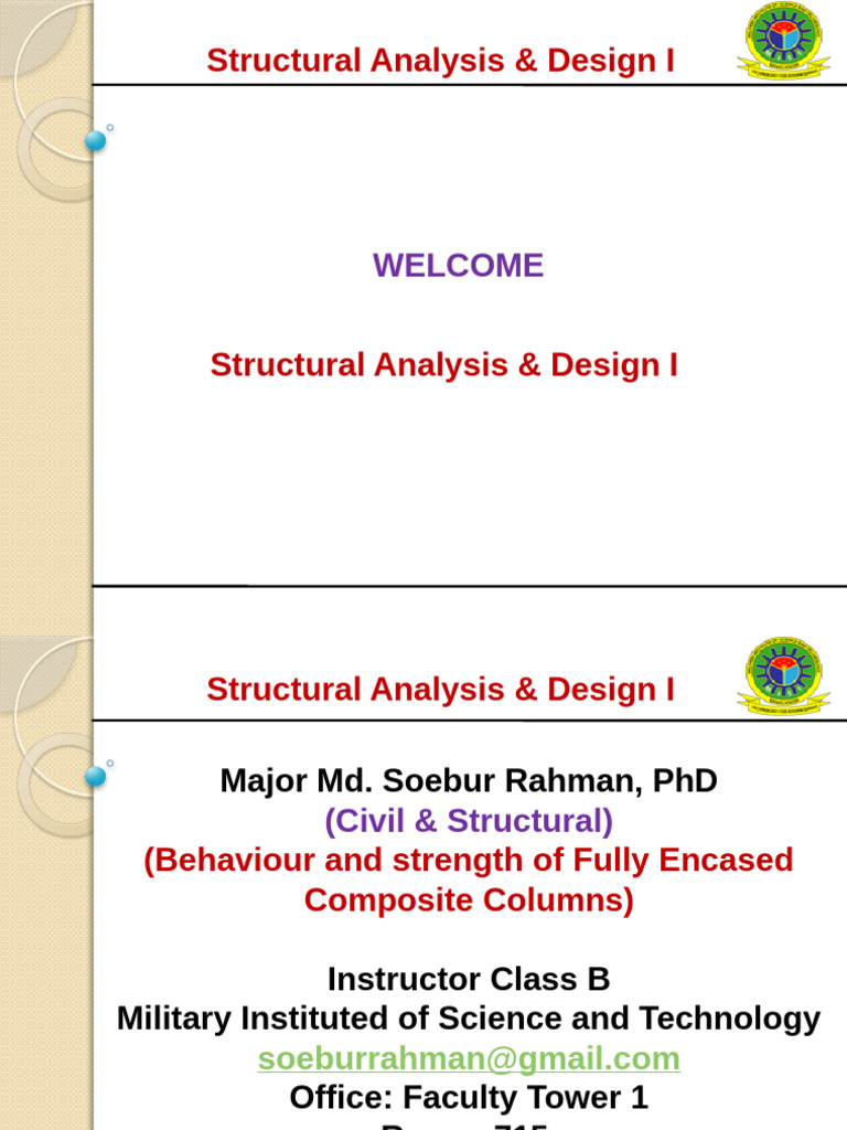 Lec 1 Coures Outline Earthquake | PDF | Structural Analysis | Earthquakes