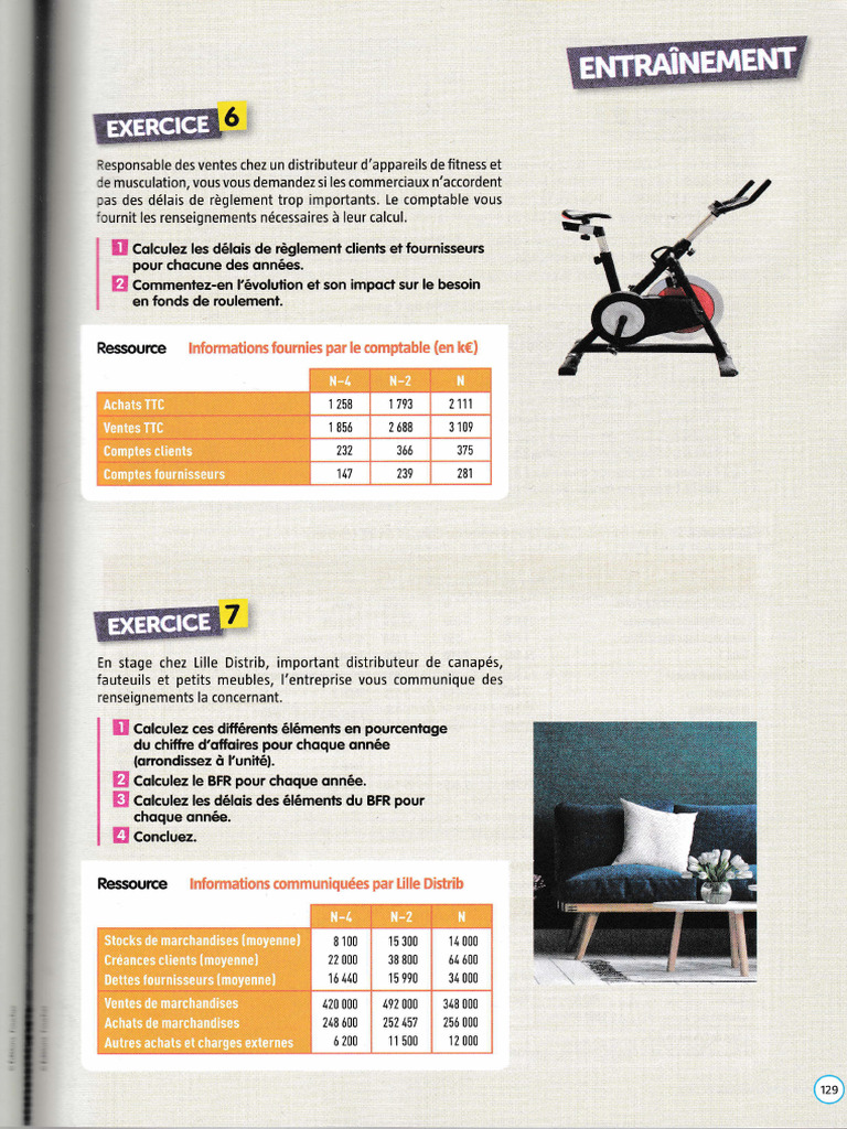 Analyse des délais de règlement clients et BFR | PDF | Fonds de ...