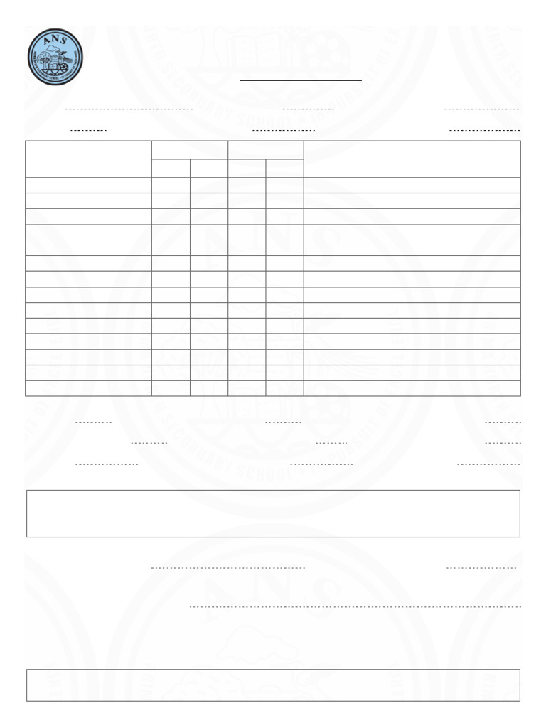 Maria Wallace Report Card 2-5 Term 3 2023 - 2024 | PDF