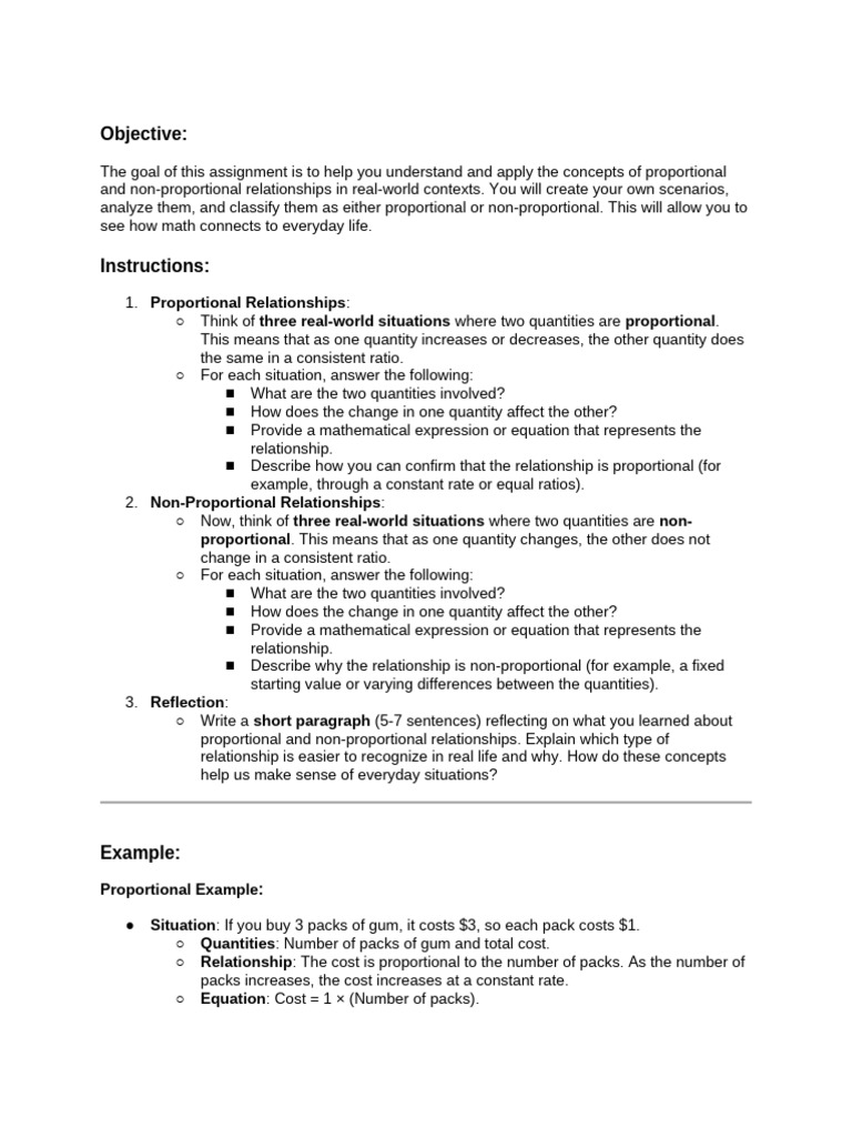 Proportional Vs Non-Proportional | PDF | Quantity | Ratio
