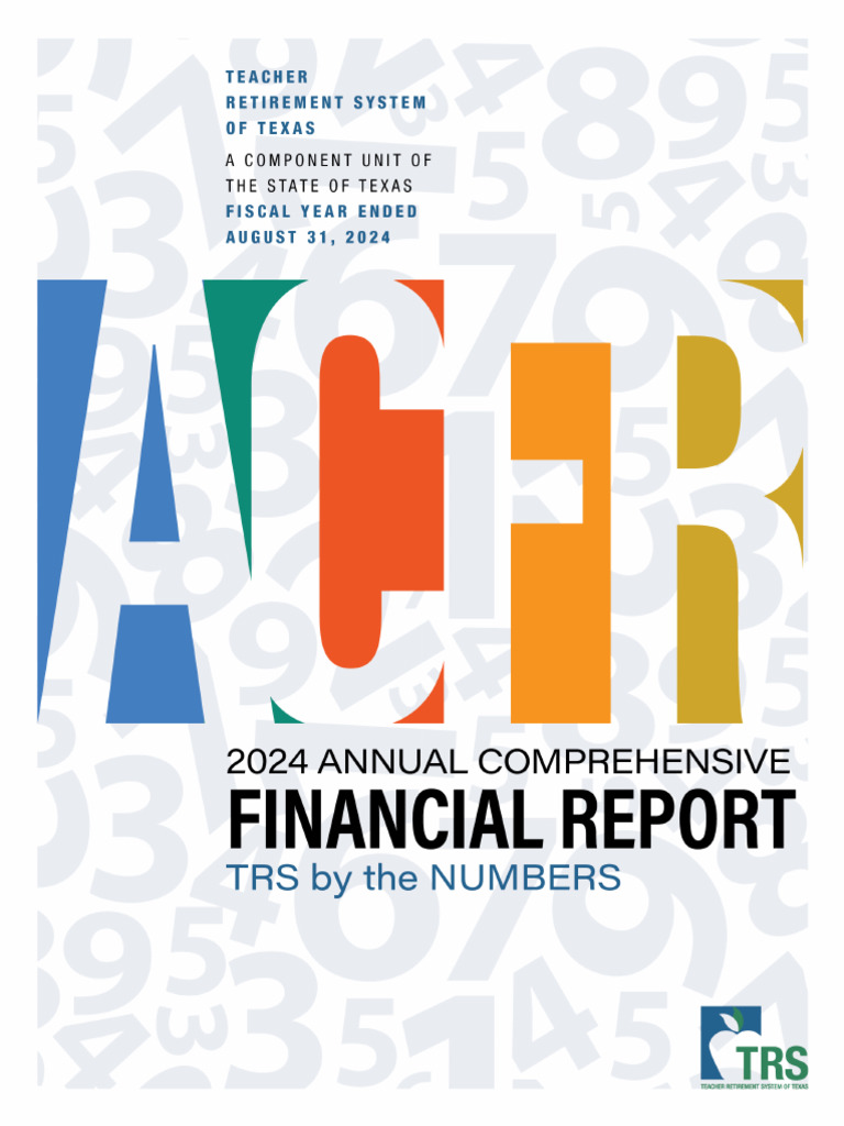 TRS Acfr 2024 | PDF | Cost Of Living | Medicare (United States)