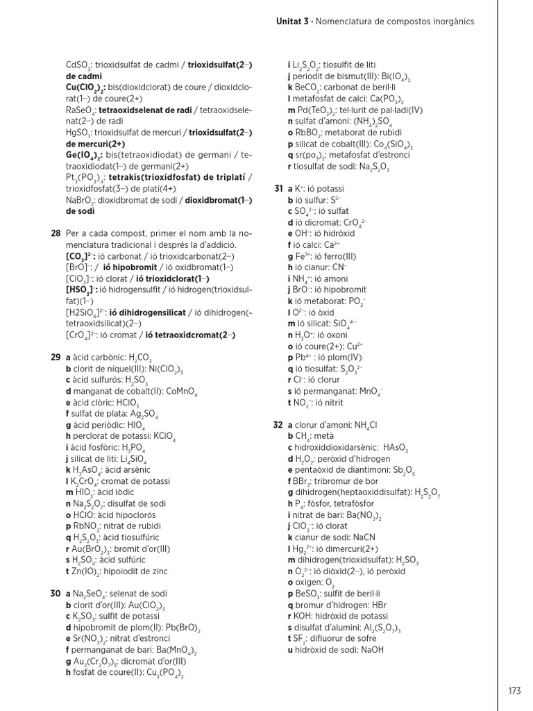 Solucionari Formulació Llibre Casals | PDF
