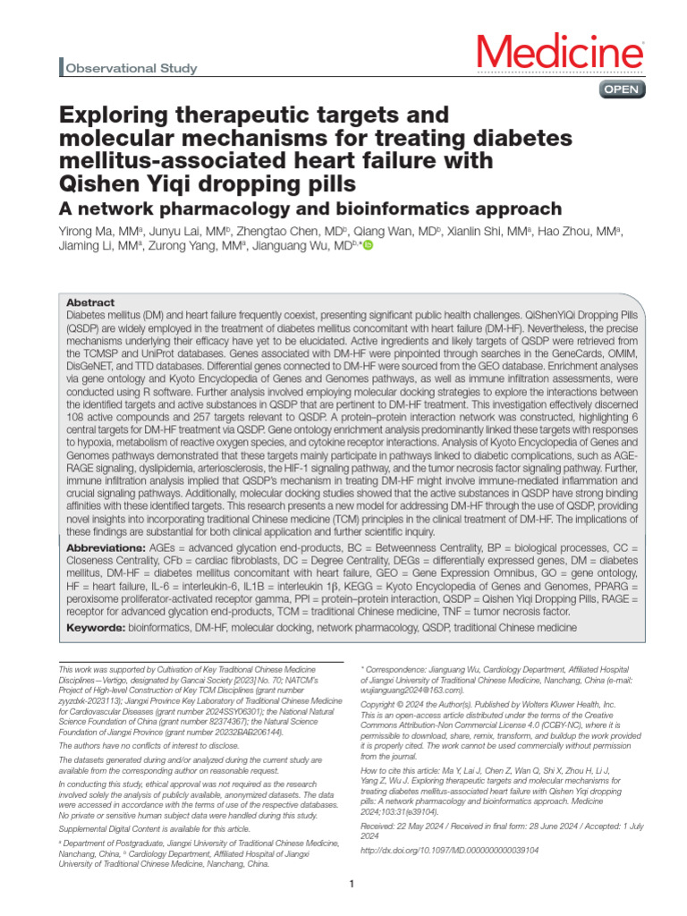 exploring_therapeutic_targets_and_molecular.75 | PDF | Heart Failure ...