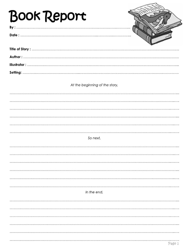 Report Writing Template | PDF
