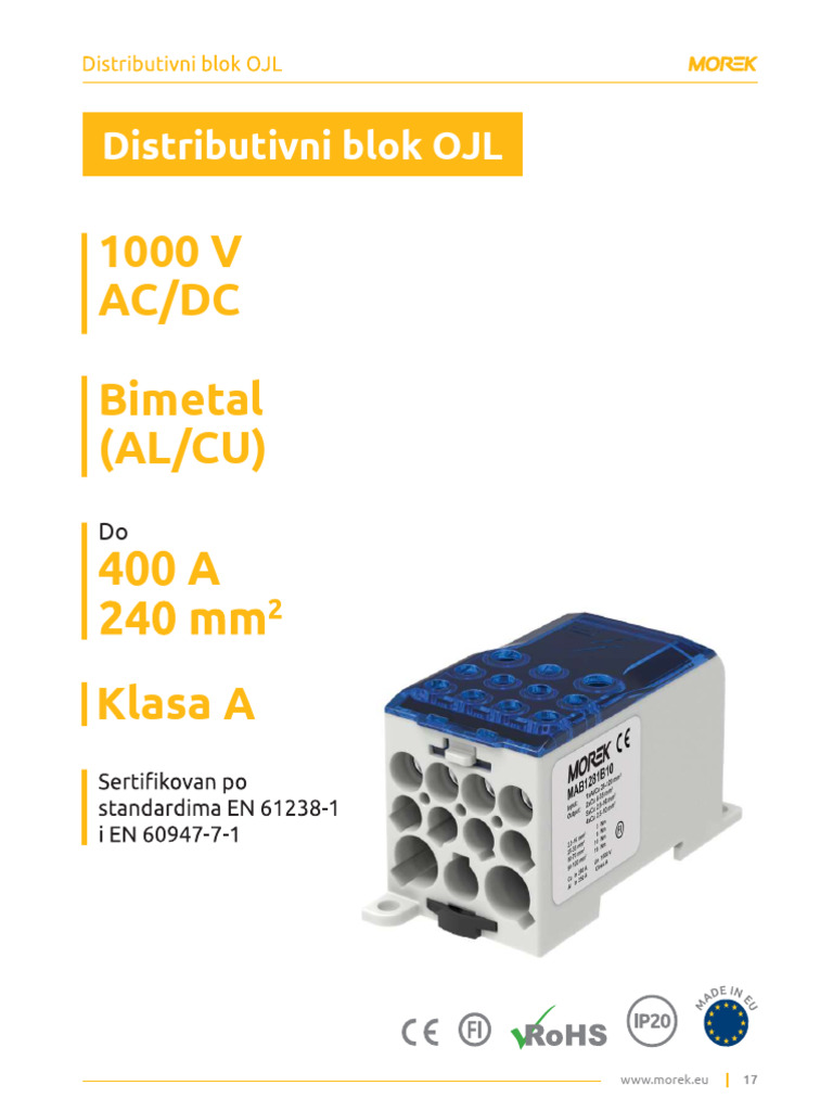 Distributivni Blokovi Ojl | PDF