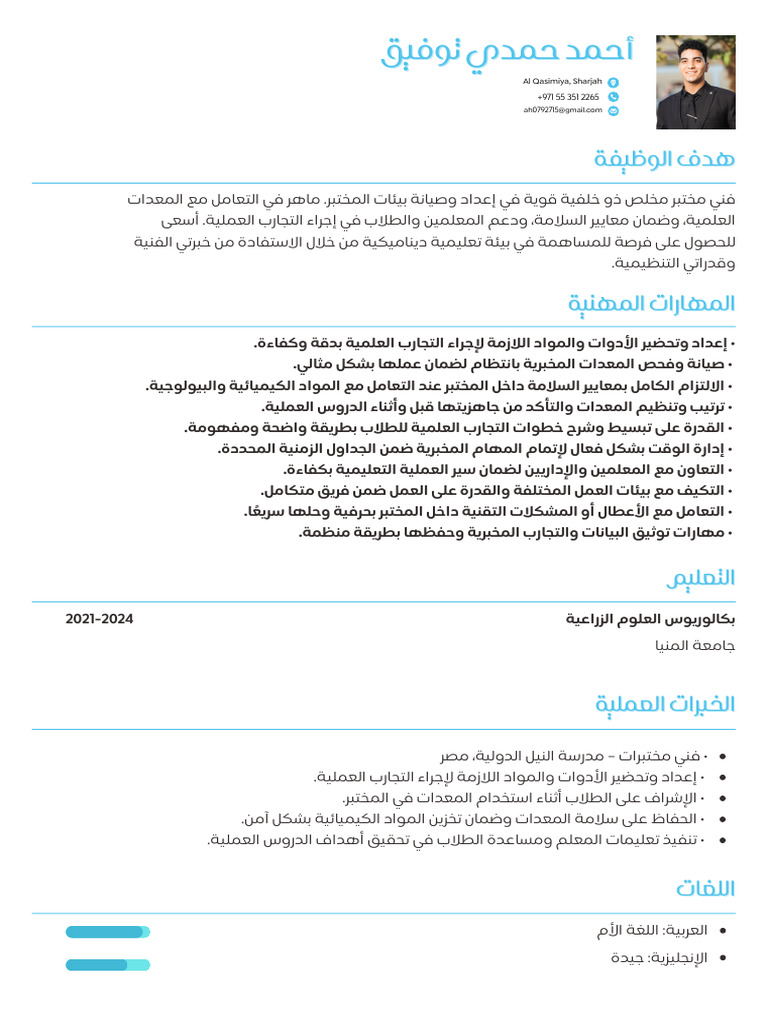 Ahmed Hamdy CV | PDF