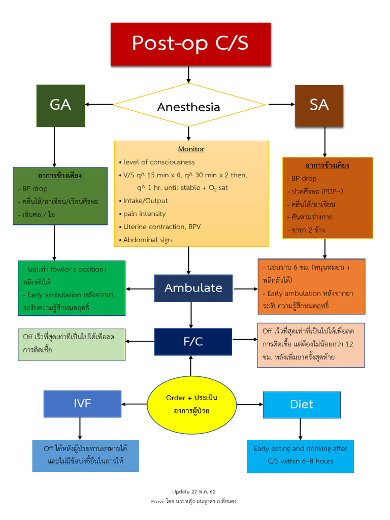 Flow Post-Op CS Final | PDF