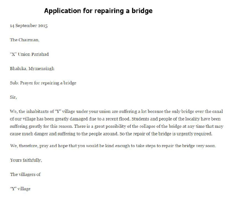 Application For Repairing A Bridge | PDF