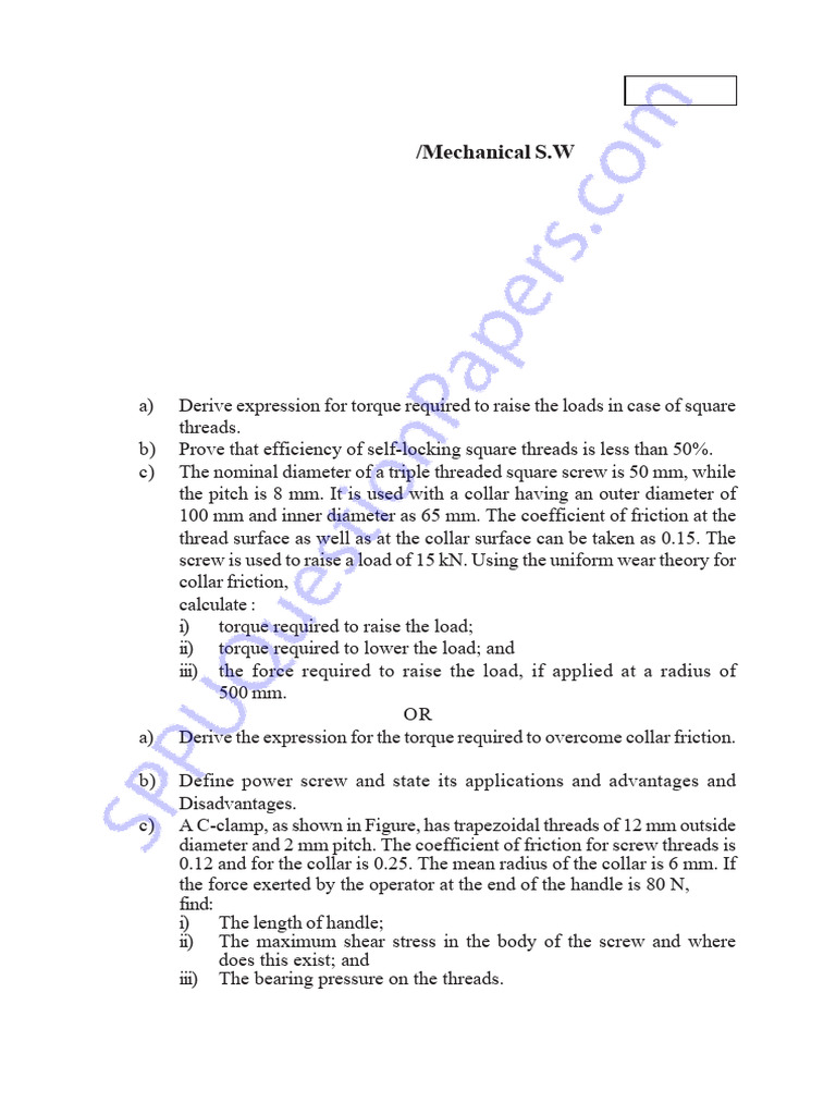 be_mechanical-engineering_semester-5_2023_november_design-and-machine-elements-dame-pattern-2019 ...