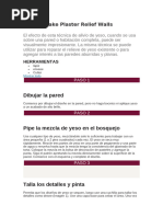 Pasos para Modelar en Yeso | PDF | Yeso | Materiales