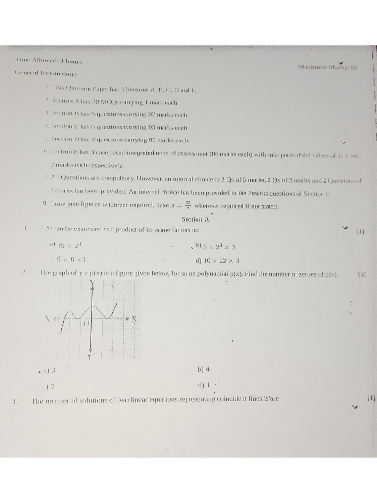 preboard exam maths | PDF