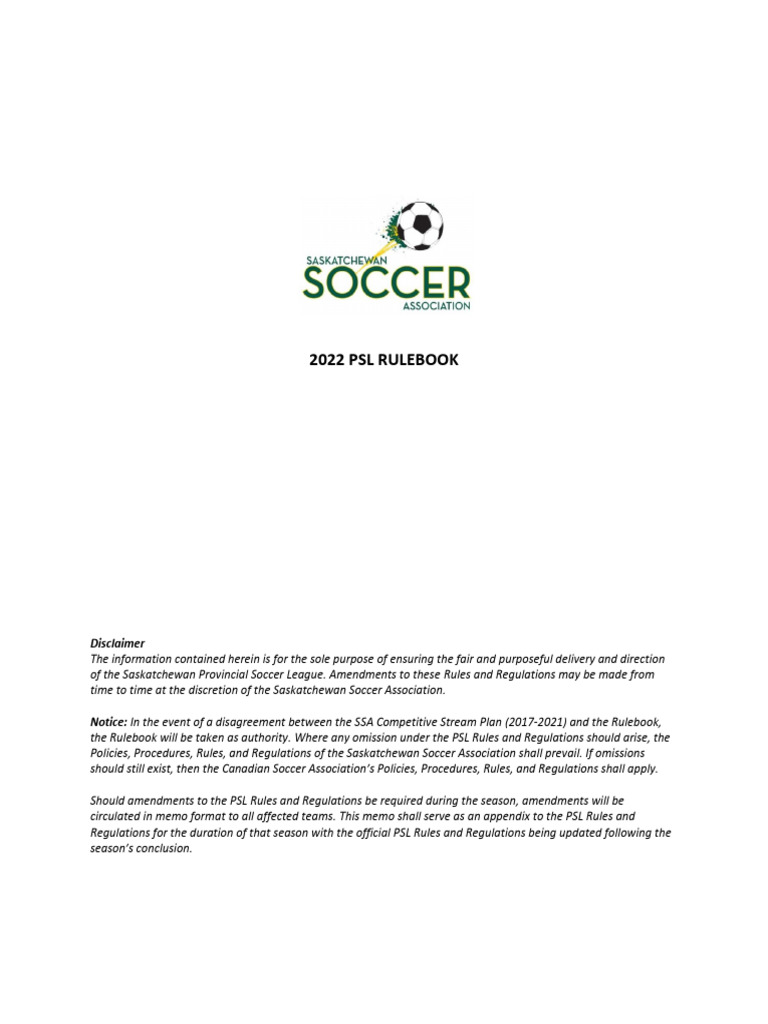 2024 PSL Rules Final | PDF | Sports | Sports Rules And Regulations