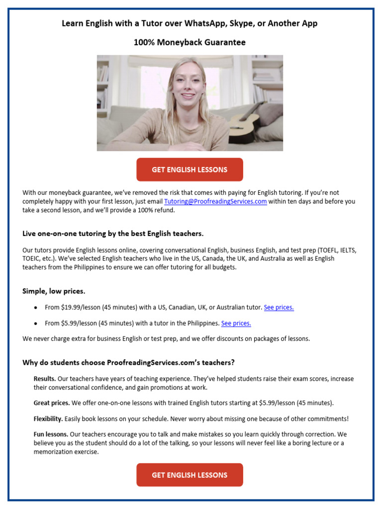 Learn English With A Tutor V4 | PDF