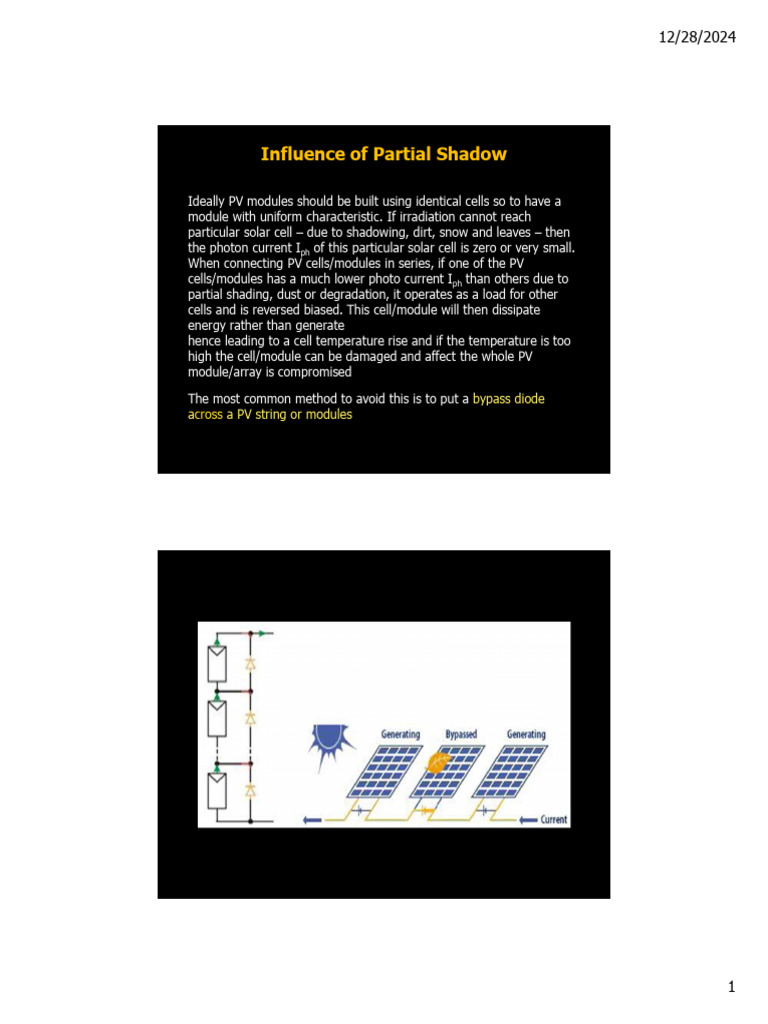 Solar Cell Model-Partial Shadow | PDF | Energy Conversion | Electrical Engineering
