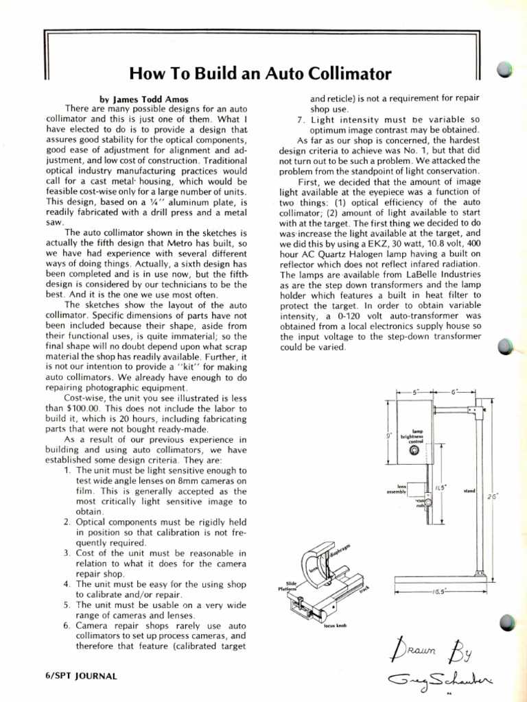 How To Build A Collimator | PDF