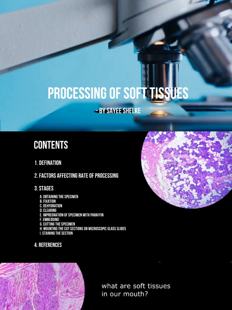 Soft Tissue Processing Dadh Ppt | PDF
