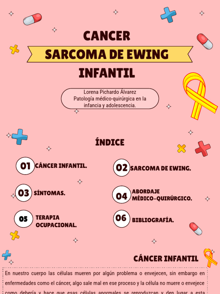 Sarcoma de Ewing en Niños: Síntomas y Tratamiento | PDF | Terapia ...