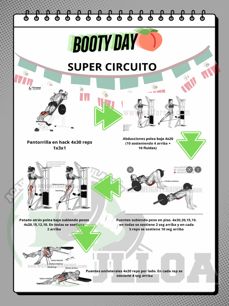 Rutina Booty | PDF
