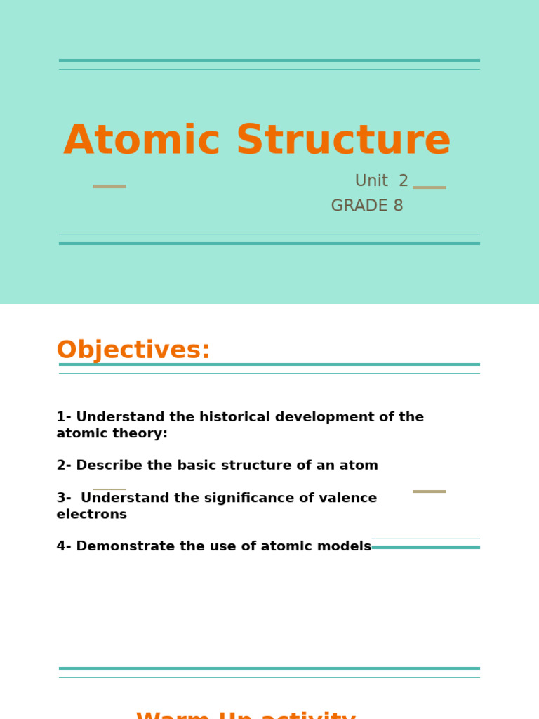 Atomic Structure | PDF | Atoms | Energy Level
