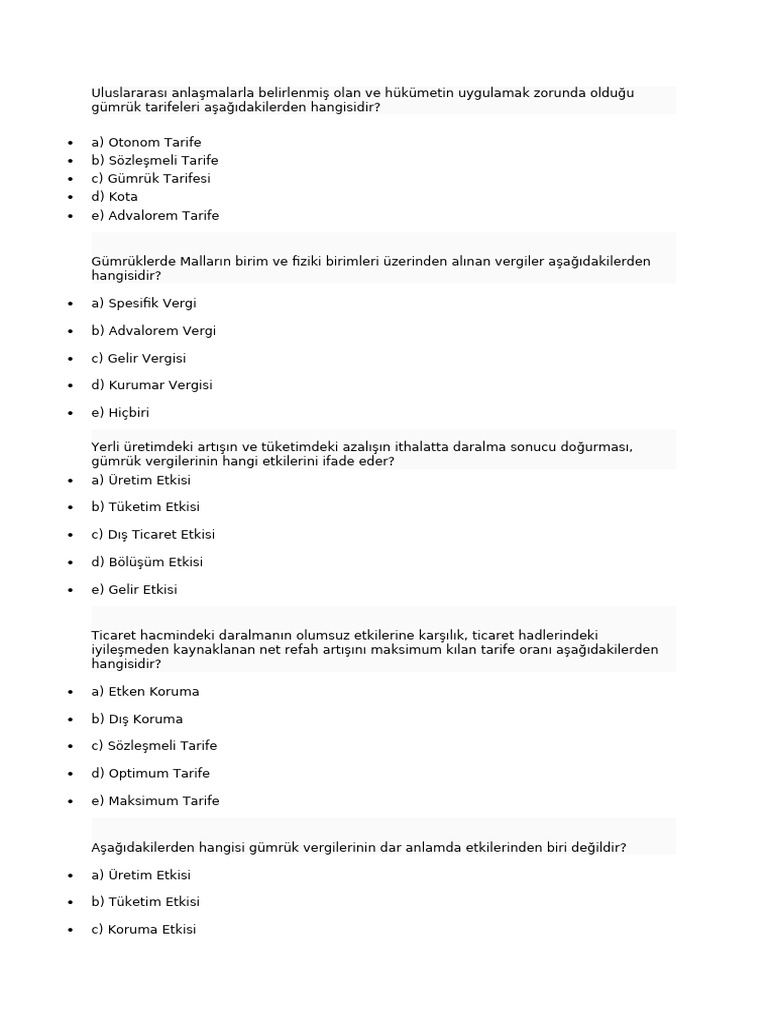 Ulus Örnek Sorular | PDF