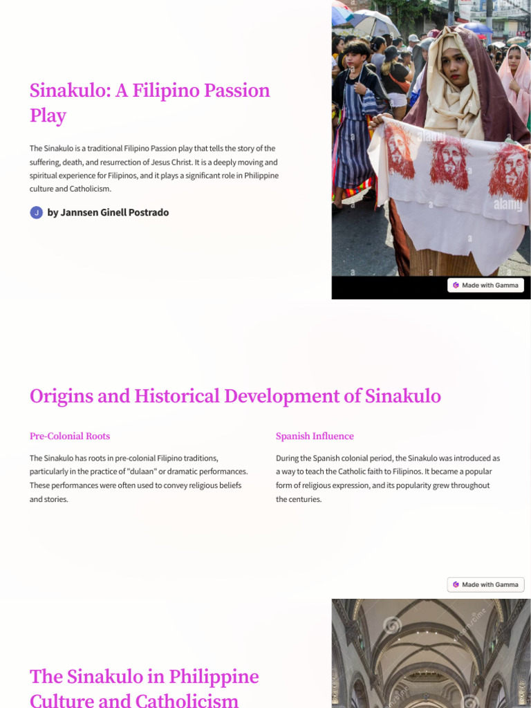 Sinakulo-A-Filipino-Passion-Play | PDF | Salvation | Catholic Church