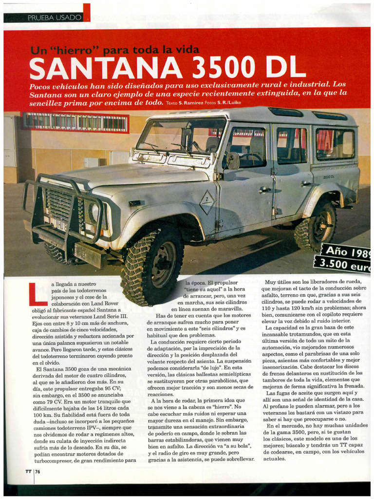 Santana 3500 DL | PDF