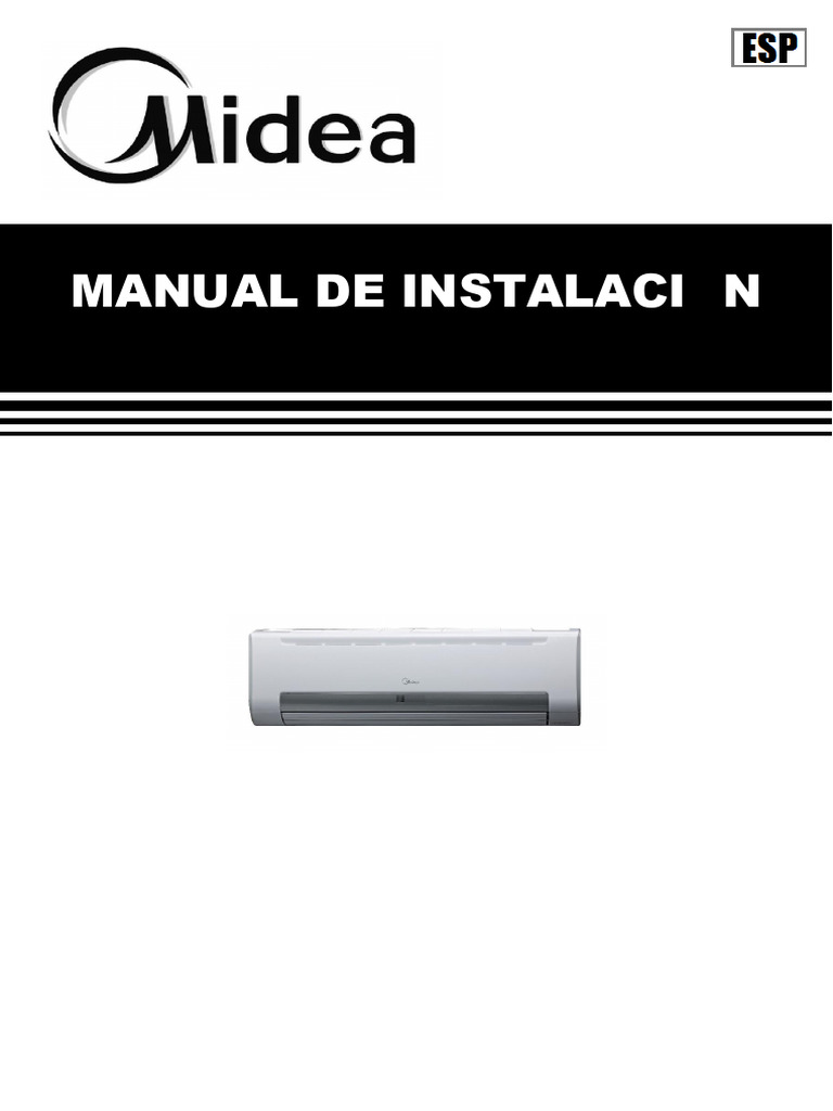Midea Fancoil Manual | PDF | Agua | Cambiar
