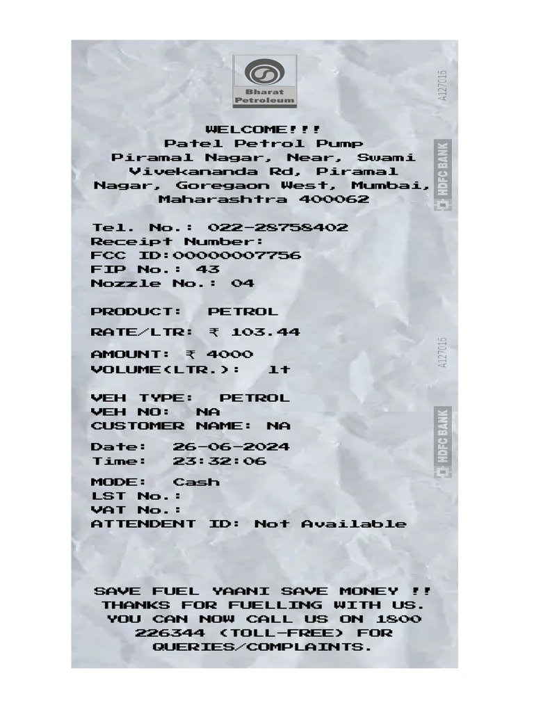 Fuel Bill 8 | PDF