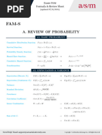 Exam P Probability Formula Sheet | PDF | Probability Distribution ...