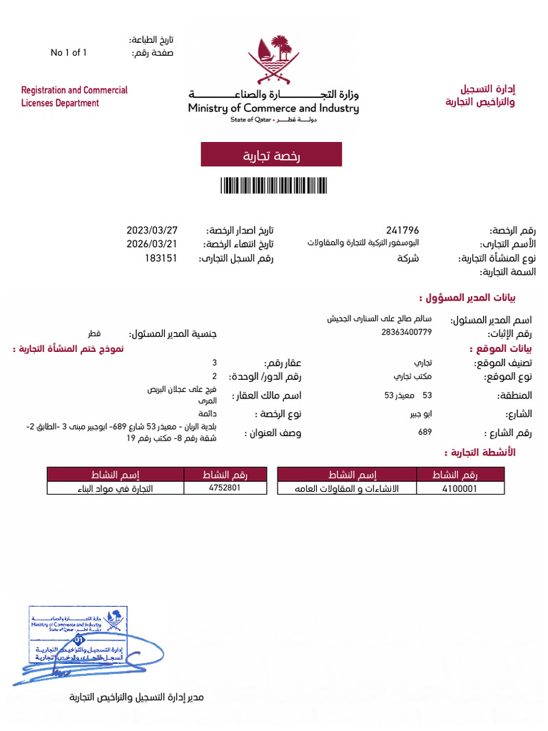 Commercial Permit | PDF
