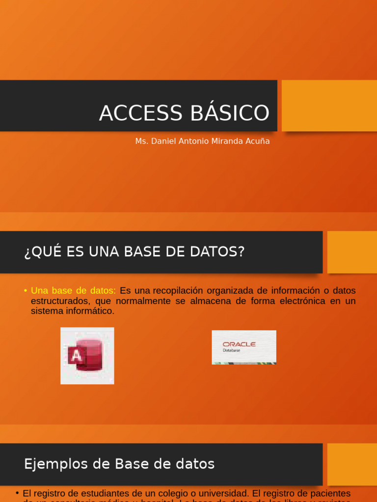 Introducción a Bases de Datos Access | PDF