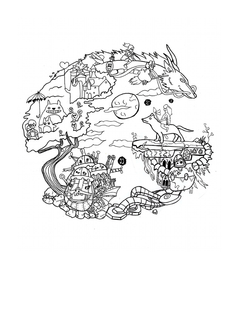 Mandala Studio Ghibli by Chloe | PDF
