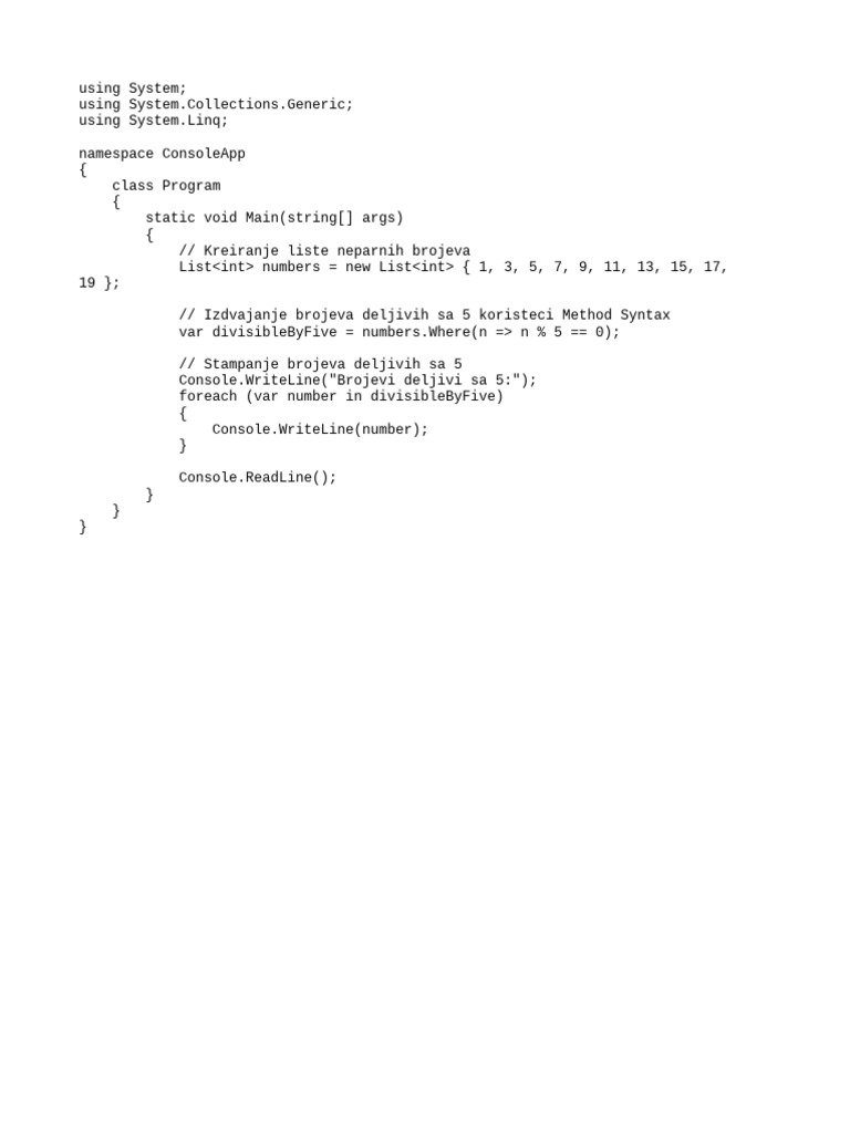 Lista Nep Br Delj Sa 5 | PDF