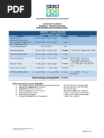 UiTM Academic Calendar 2025/2026 | PDF | Academic Term | Academia
