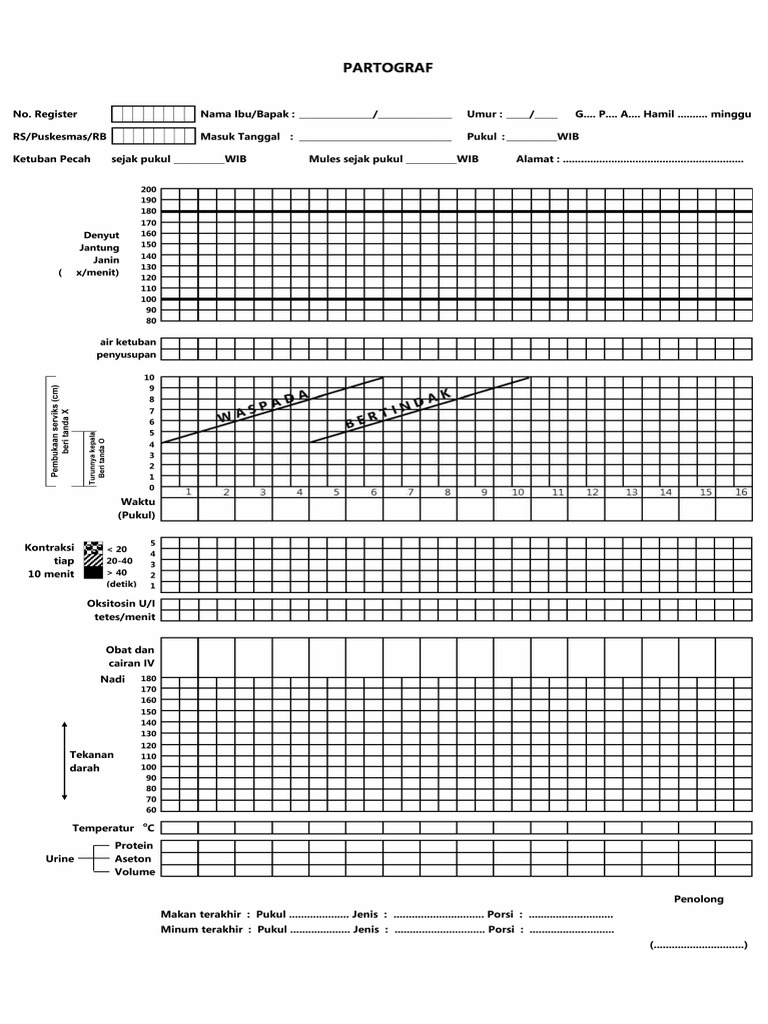 Partograf Baru-2 | PDF