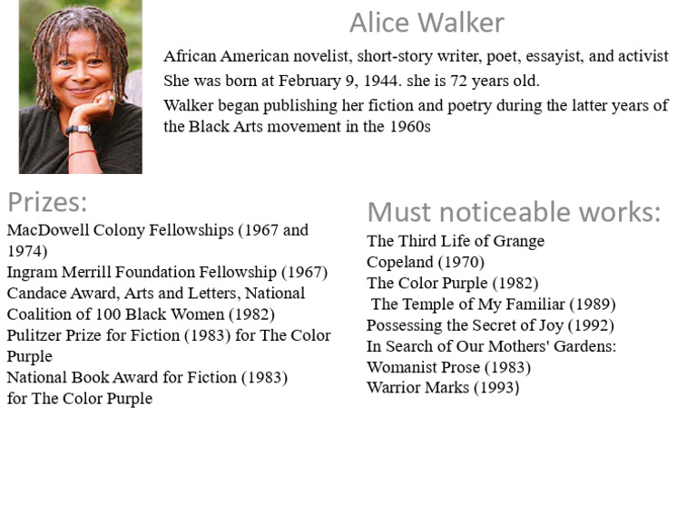 Alice Walker | PDF