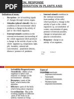 Reception and Coordination in Biology | PDF | Nerve | Axon
