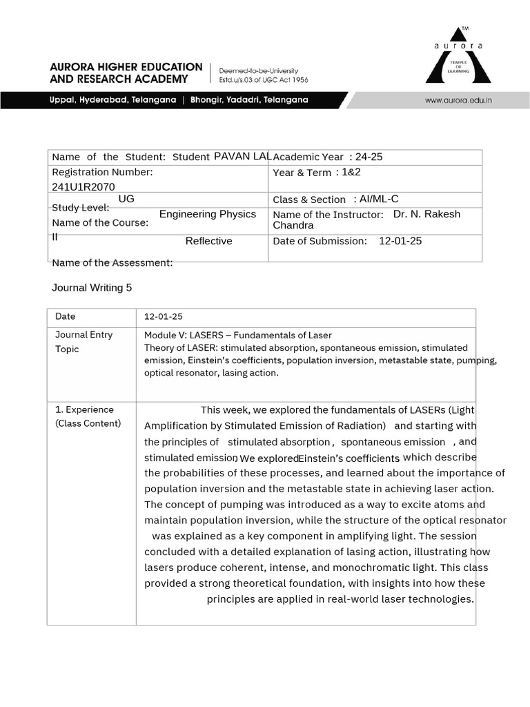 Ep2 RJ 5 | PDF | Laser | Optics
