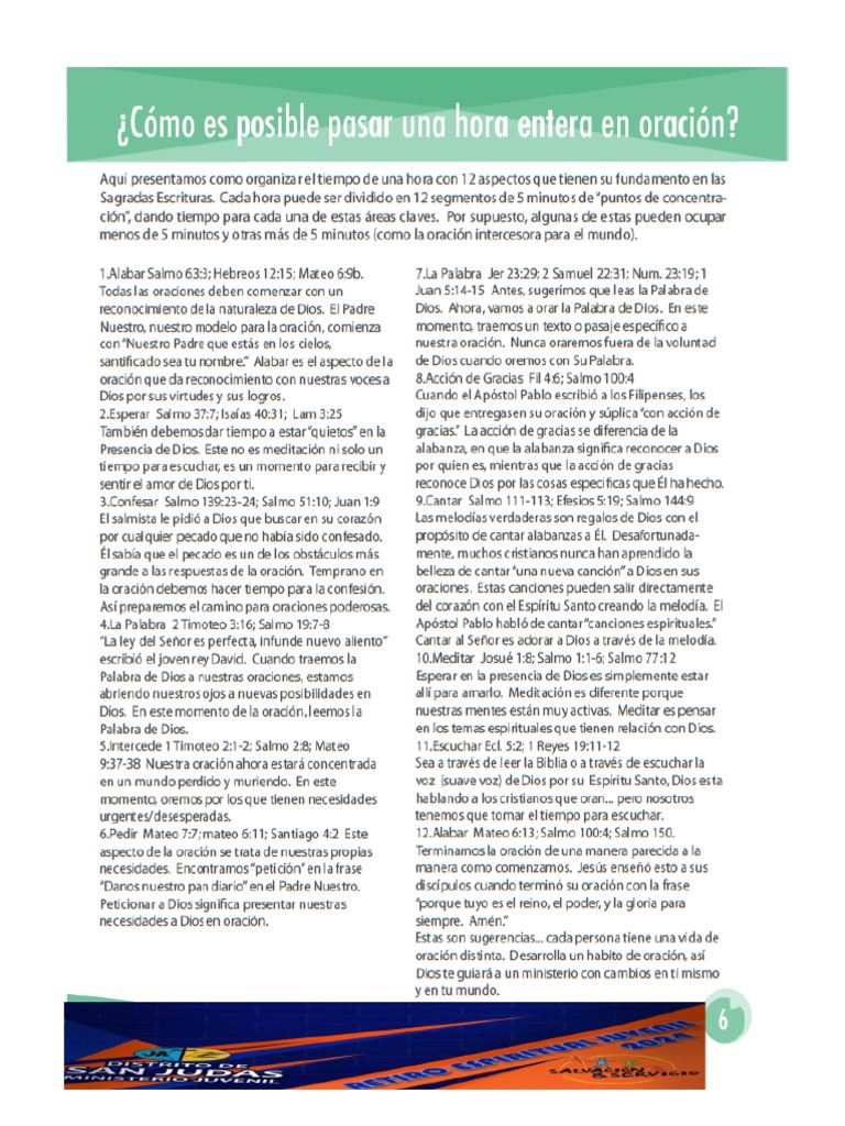 12 PASOS PARA ORAR | PDF