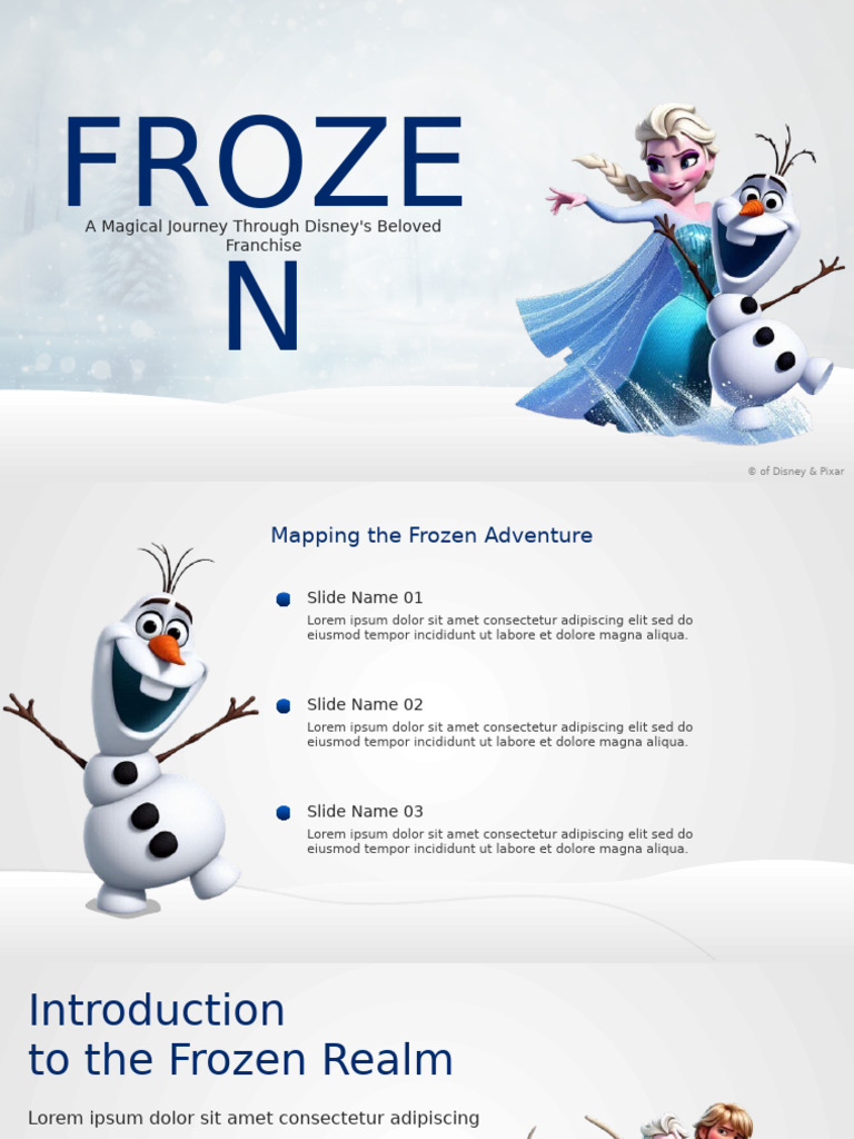 Exploring Disney's Frozen Adventure | PDF | Musical Theatre Characters ...