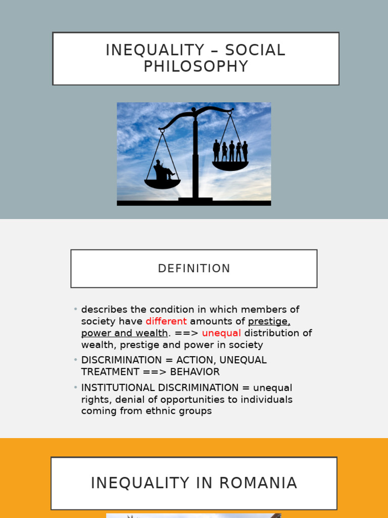 Inequality - Social Philosophy | PDF