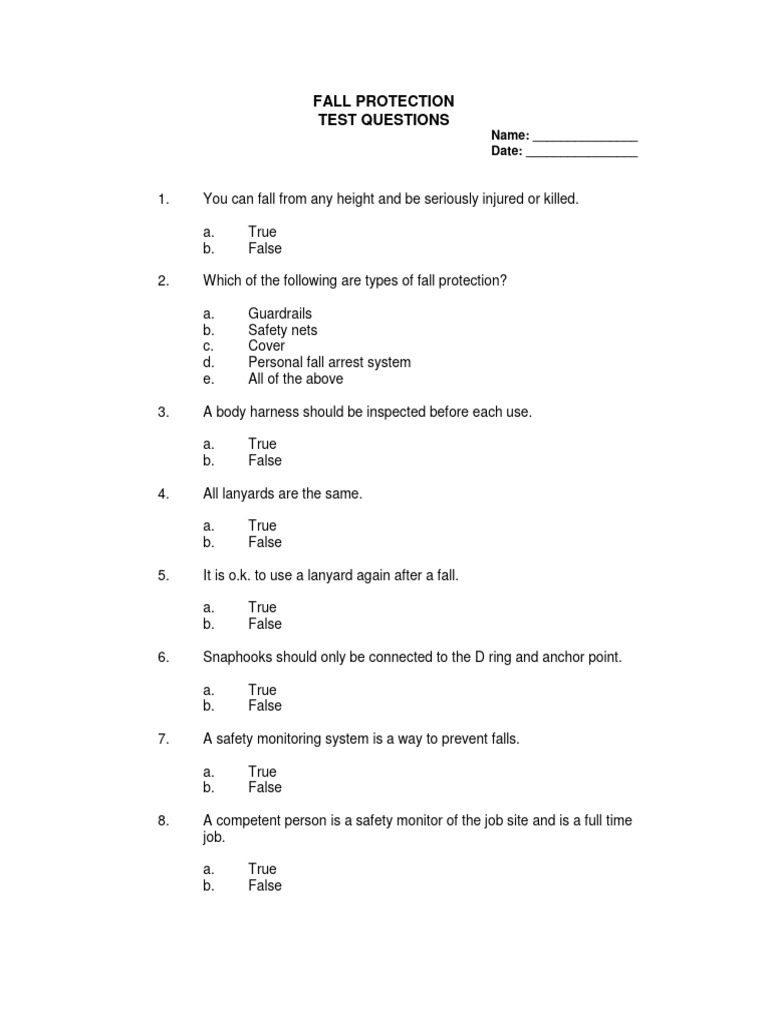 C008p-Fall Protection | PDF
