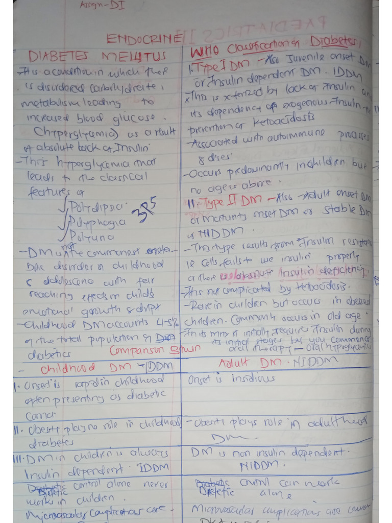 paeds 3.1 endocrine | PDF