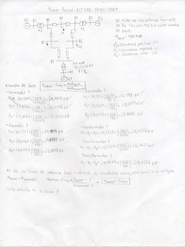 Primer Parcial ELT296 SEM1 2024 Resuelto | PDF