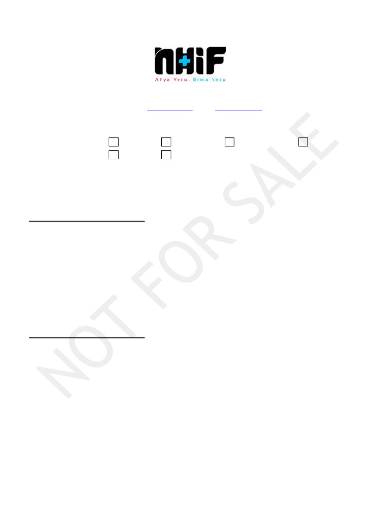 Nhif 2 | PDF | Identity Document | Government And Personhood