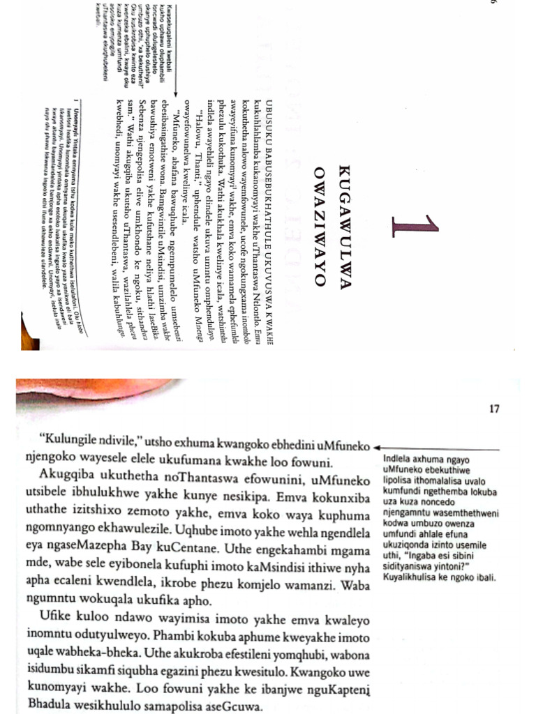 Isahluko 1kugawulwa Owaziwayo. | PDF