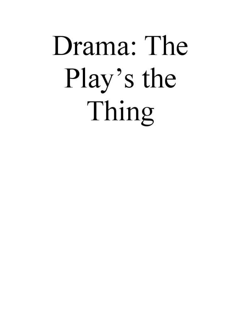 Drama Signs | PDF