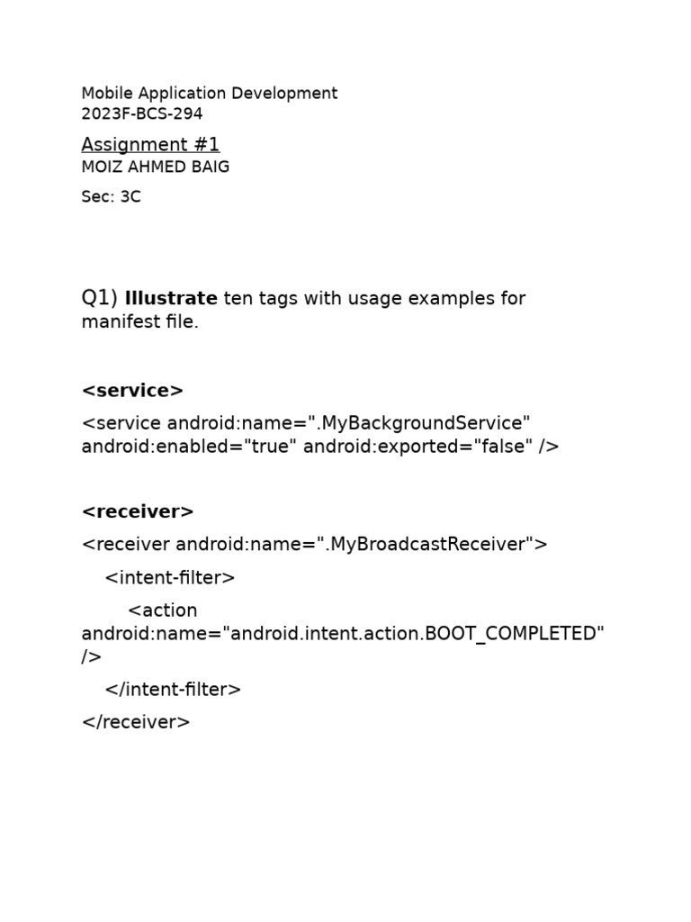 mobile app assignment 1 | PDF | Icon (Computing) | Vision