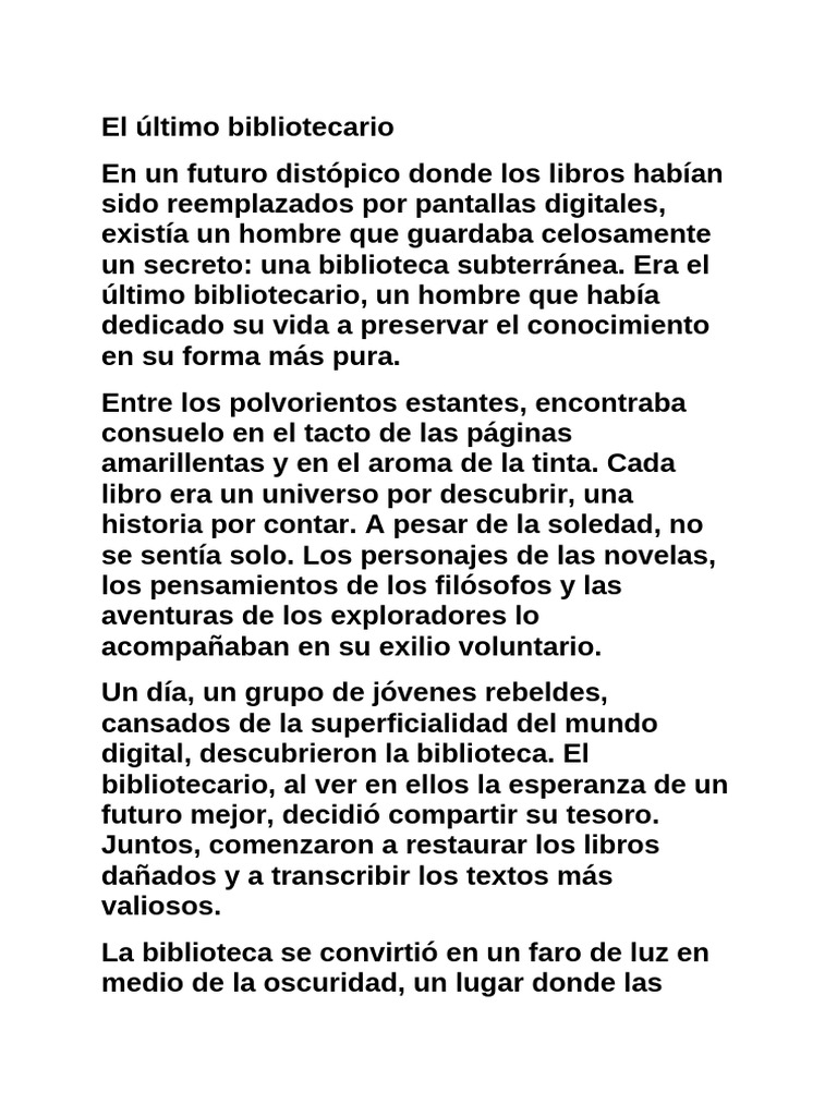 La Ultima Biblioteca | PDF
